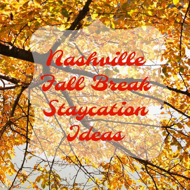Fall Break Staycation Ideas | The Nashville Mom